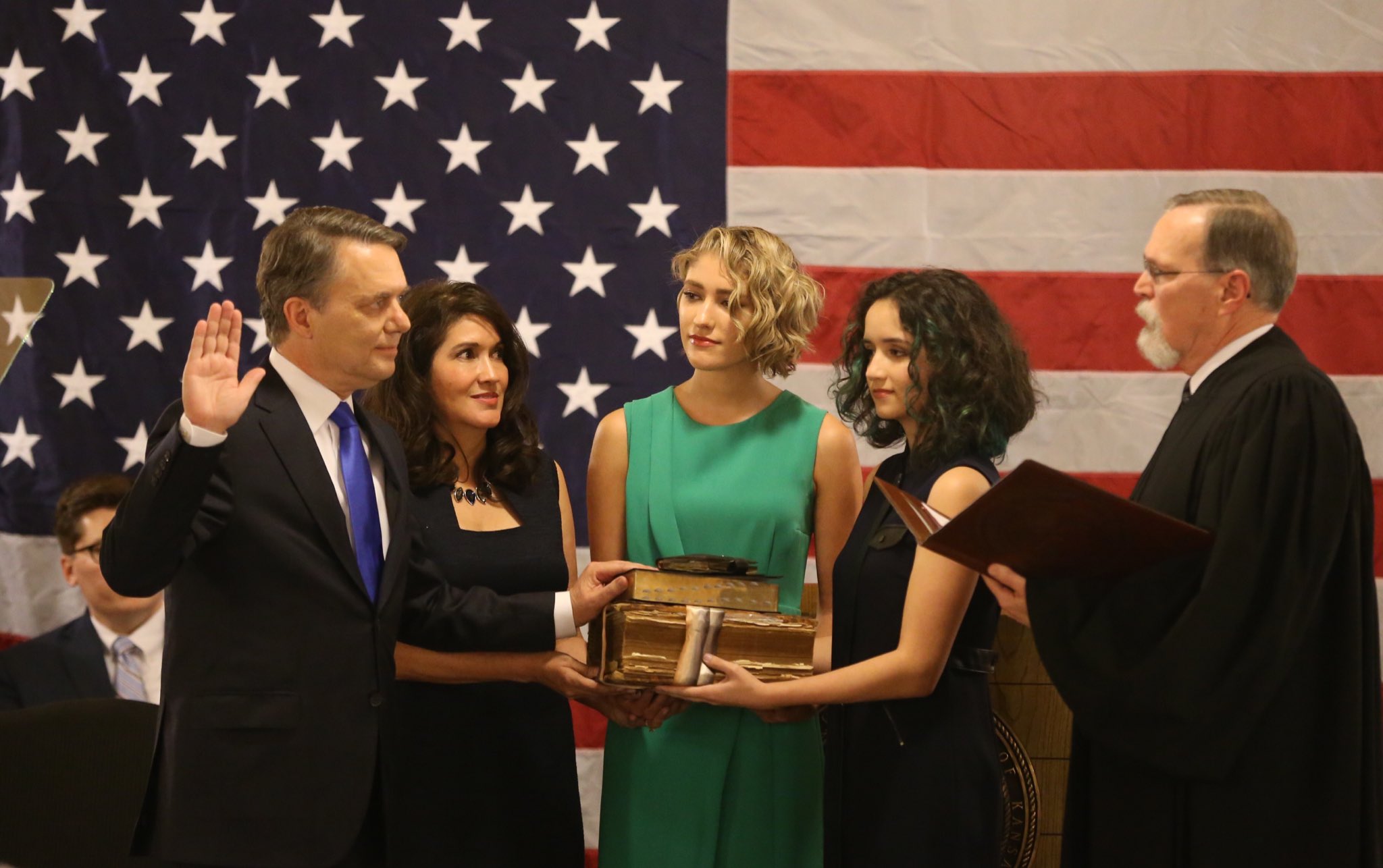 Colyer sworn in as 47th governor of Kansas, says he will insist on ...